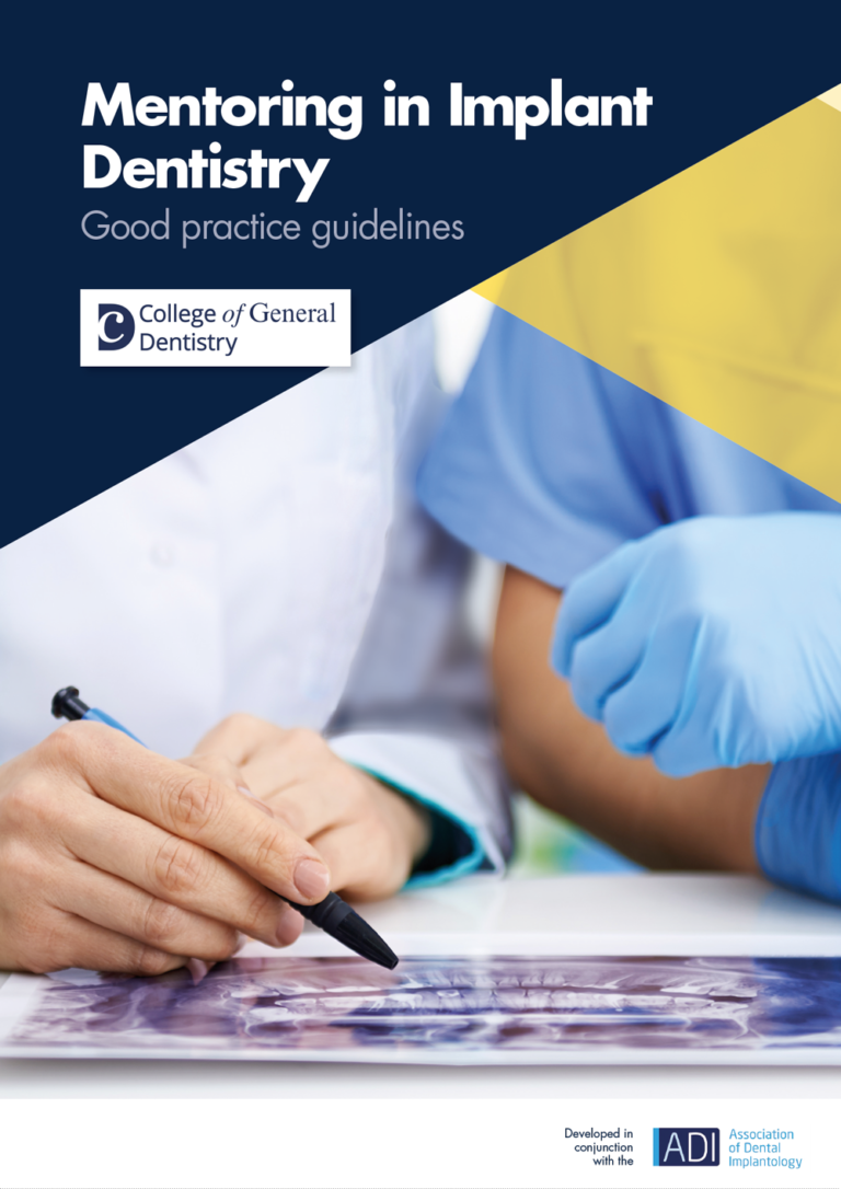 Standards & guidance – College of General Dentistry